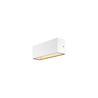 SLV SITRA L WL UP/DOWN, LED Outdoor Wandaufbauleuchte, weiss, CCT switch 3000/4000K