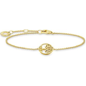 Thomas Sabo Gold Tree of Love Armband - - Accessories - Damen - Gelb - ONE SIZE