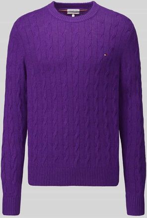 Tommy Hilfiger Regular Fit Pullover aus reiner Schafswolle