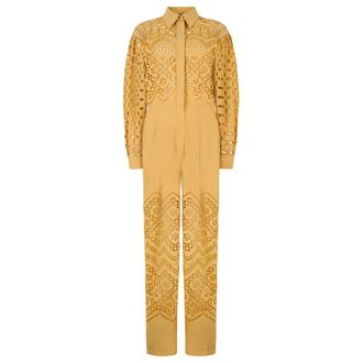 Alberta Ferretti Femme, Combinaisons et Ensembles, Jaune, Taille: 36 FR Combinaison