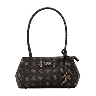 Guess Carrie Logo - Femme - Sacs - Brun - Taille: ONE Size