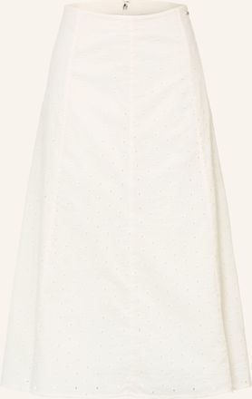 Calvin Klein Rock Aus Lochspitze weiss