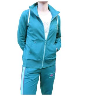 Aeronautica Gilet mit Rei&szlig;verschluss aus Baumwoll-Elasthan - - Sweatshirts & Hoodies - Damen - Gr&uuml;n - M