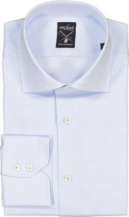 van Laack Herren Hemd blau gemustert