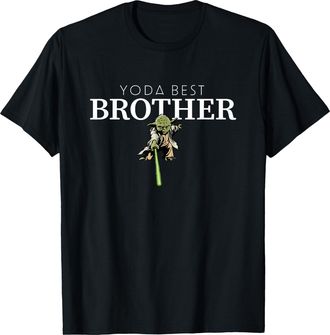 Star Wars Yoda Best Brother Lightsaber Gift for Family T-Shirt
