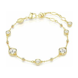 Swarovski Round Stone Bracelet - - Accessories - Damen - Gelb - ONE SIZE