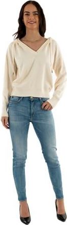 Morgan 241-MBALLON Pull, Ivoire, L Femme