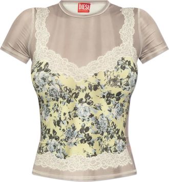 Diesel Femme, Tops, Multicolore, Taille: 34 FR T-Ileni A16603 T-shirt