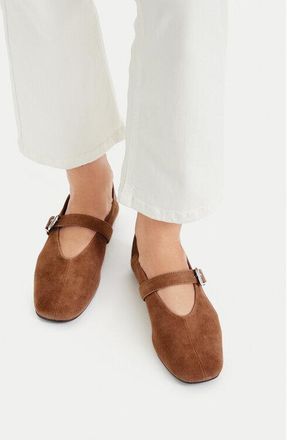 Tommy Jeans Ballerinas Tjw Ballerina Suede EN0EN03067 Braun