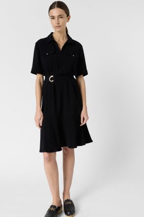 Gerard Darel Robe chemise en microfibre - ROMYNE - Noir