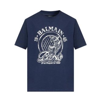 Balmain Homme, Tops, Bleu, Taille: XL Balmain T-shirts et Polos