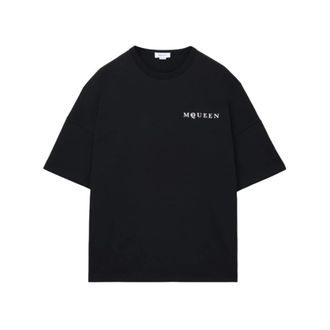 Alexander McQueen T-Shirt - - Tops - Herren - Schwarzk - S