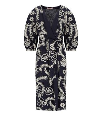 Traffic People KIMONO DUSTER BLEU TRAFFIC PEOPLE