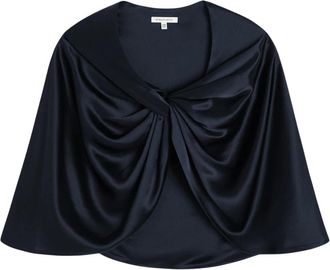 By Malene Birger Femme, Vestes, Noir, Taille: ONE Size Pinlos Cape