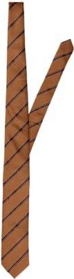Selected SELETED HOMME Cravate rayée Slhlane Noos, Wood Thrush, Taille Unique