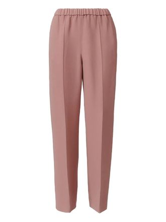 Fabiana Filippi pantalon droit à taille élastiquée - Rose