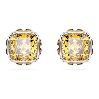 Swarovski Femme, Accessoires, Gris, Taille: ONE Size Birthstone Stud Earrings