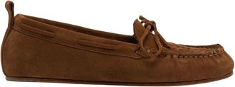 Elia Maurizi Femme, Chaussures, Brun, Taille: 41 EU Arianna Suede Loafer
