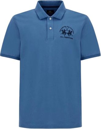 La Martina Homme, Tops, Bleu, Taille: XL Miguel Essential Polo
