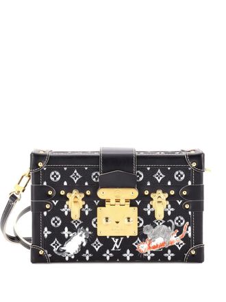 Louis Vuitton sac port&eacute; &eacute;paule Petite Malle Handbag &Eacute;dition Limit&eacute;e Grace Coddington - Noir