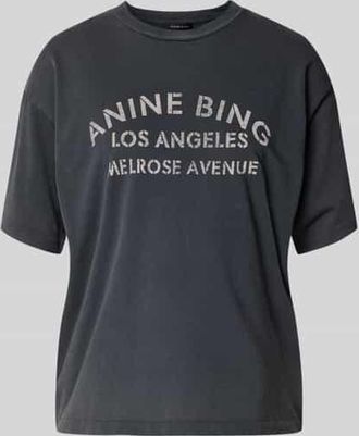 Anine Bing Relaxed Fit T-Shirt mit Logo-Print