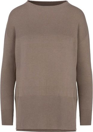 Bomboogie Femme, Pulls, Beige, Taille: 40 FR T-shirt Ras du Cou Sans Coutures