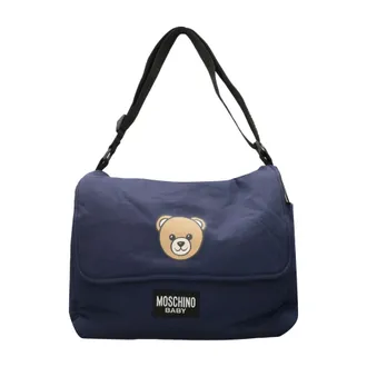 Moschino unisex, Sacs, Bleu, Taille: ONE Size Sac &agrave; langer en polaire