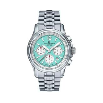 Revue Thommen Revue Thommen Herren Automatikuhr Airspeed 16041.6431 Silberfarben- T&uuml;rkis - - Accessories - Herren - Grau - ONE SIZE