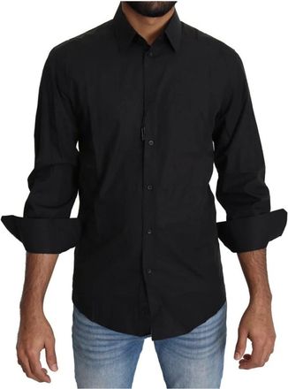 Dolce & Gabbana Homme, Chemises, Noir, Taille: S Chemises