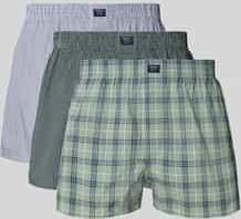 Mc Neal Boxershorts aus reiner Baumwolle mit Logo-Patch im 3er-Pack