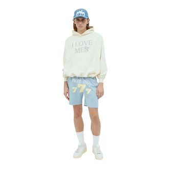 Praying Homme, Shorts, Bleu, Taille: S 777 Track Shorts