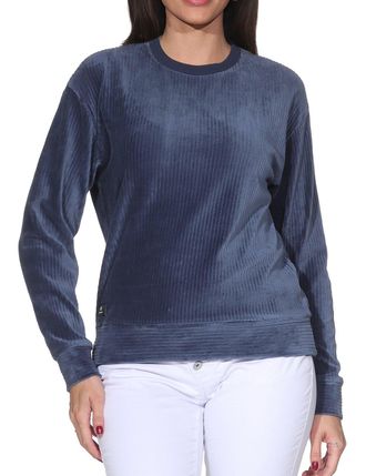 Ragwear Damen Cord Pullover Sweathsirt Rundhals Dellani Cordy 2521-30004 Indigo Blue (2014) XL