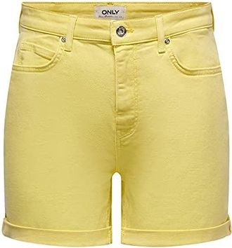Only Only Short Femme Vega, Jaune