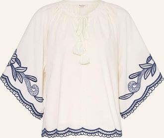 Part Two Blusenshirt Mit 3/4-Arm weiss