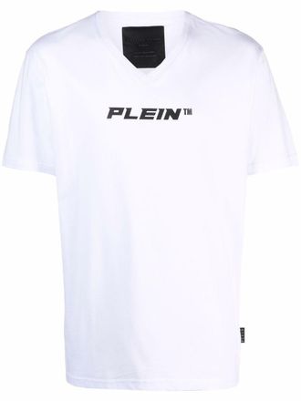 Philipp Plein t-shirt &agrave; logo imprim&eacute; - Blanc