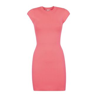 Victoria Beckham Geripptes Etuikleid - - Dresses - Damen - Rosa - 2XS