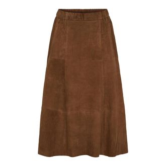 BTF-CPH A-Linien Midirock - - Skirts - Damen - Braun - L