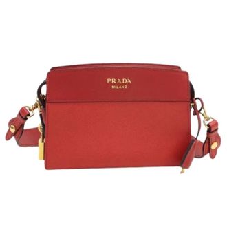 Prada Sac bandouli&egrave;re vintage Pre-owned - Femme - Pre-owned - Rouge - Taille: ONE Size