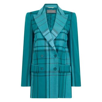 Alberta Ferretti Zweireihiger Blazer - - Jackets - Damen - Blau - S