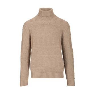 Mauro Ottaviani Herren, Strickwaren, Beige, MGr&ouml;&szlig;e