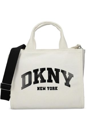 DKNY sac cabas &agrave; logo - Blanc