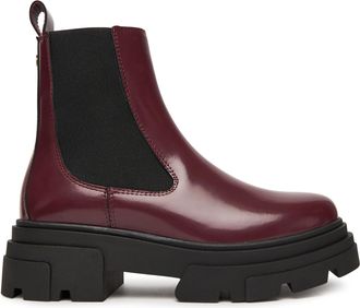 Tommy Hilfiger Klassische Stiefeletten Tommy Hilfiger Shiny FW0FW09042 Braun