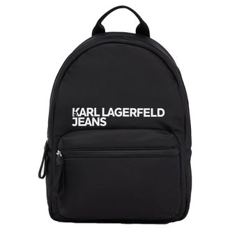 Karl Lagerfeld Karl Lagerfeld Jeans, Herren, Essential Nylon Rucksack, Schwarz, One Size