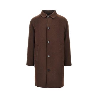 Palt&ograve; Cappotto monopetto in double Marcello Man 46