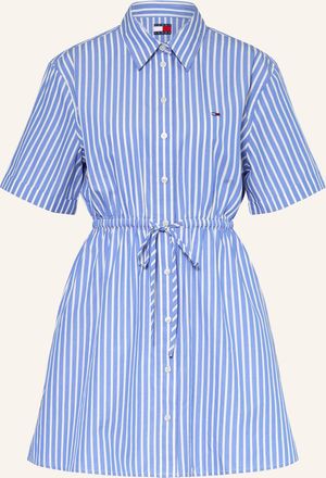 Tommy Jeans Hemdblusenkleid blau