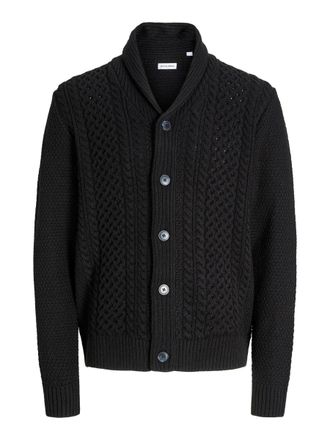 Jack & Jones Male Strickjacke Einfarbig Strickjacke