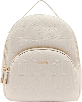 Liu Jo Femme, Sacs, Beige, Taille: ONE Size Sac à Dos en Similicuir Écologique