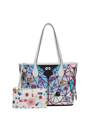 Mymo Handtasche Handtasche Frauen wei&szlig; mehrfarbig