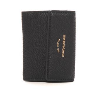 Emporio Armani Kleine Knopfverschluss Brieftasche gef&uuml;ttert - - Accessories - Damen - Schwarzk - ONE SIZE