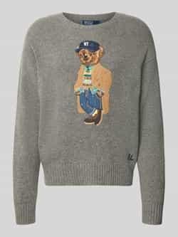 Polo Ralph Lauren Regular Fit Pullover mit Polo-Bear-Motiv